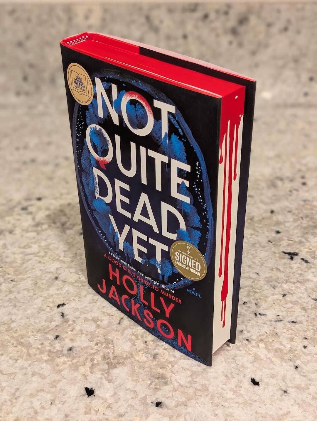 SIGNED Not Quite Dead yet Barnes & Noble Exclusive With Custom Sprayed ...