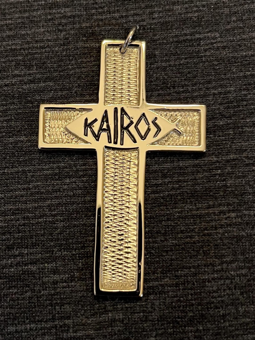 Kairos Cross, Silver - Etsy
