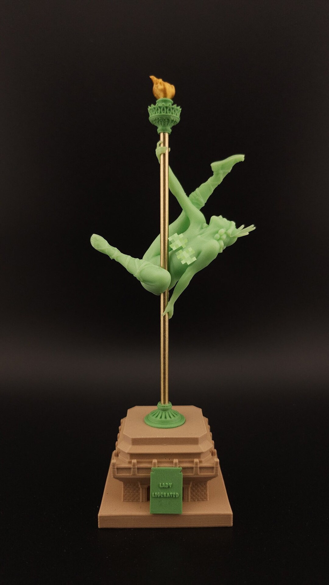 Lady Liberated Mini Devilsplaygroundxxx Mature, NSFW Art Statues and Oddities - Etsy