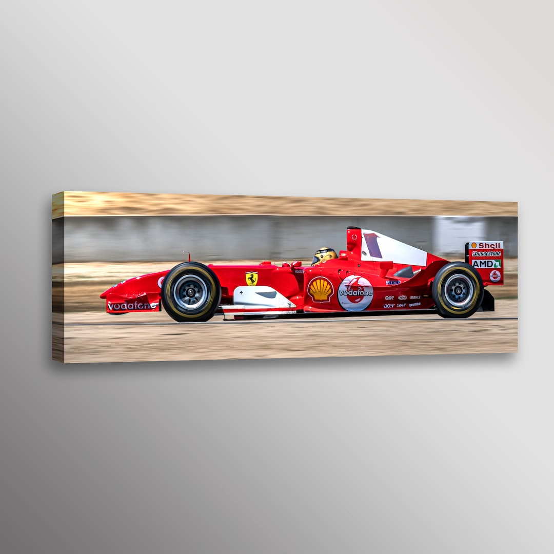 Ferrari F2003-GA Formula 1 F1 Racecar Original Wall Art Automotive ...