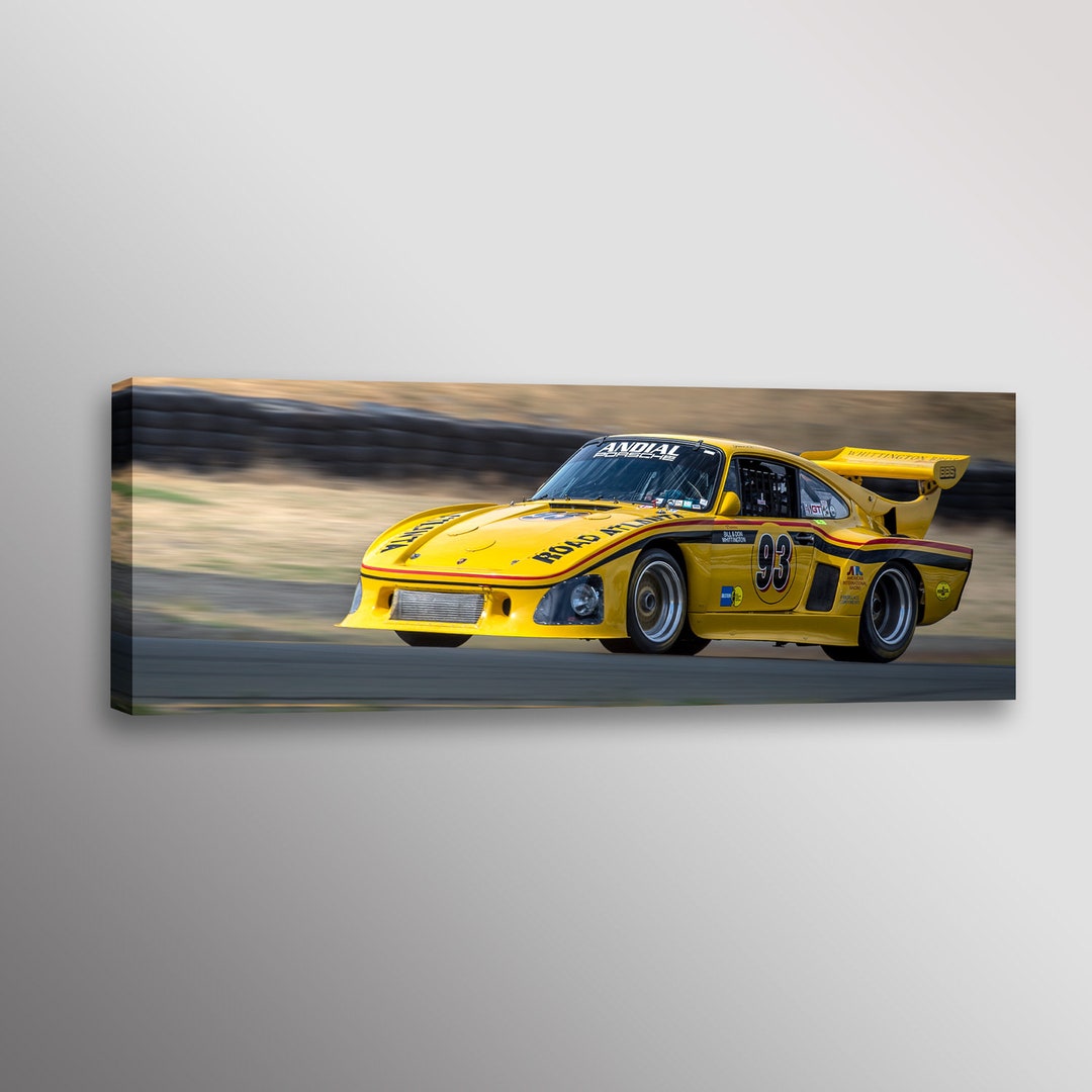 1976 Porsche 935 K3 93 Sears Point Racecar Original Panoramic Wall Art ...