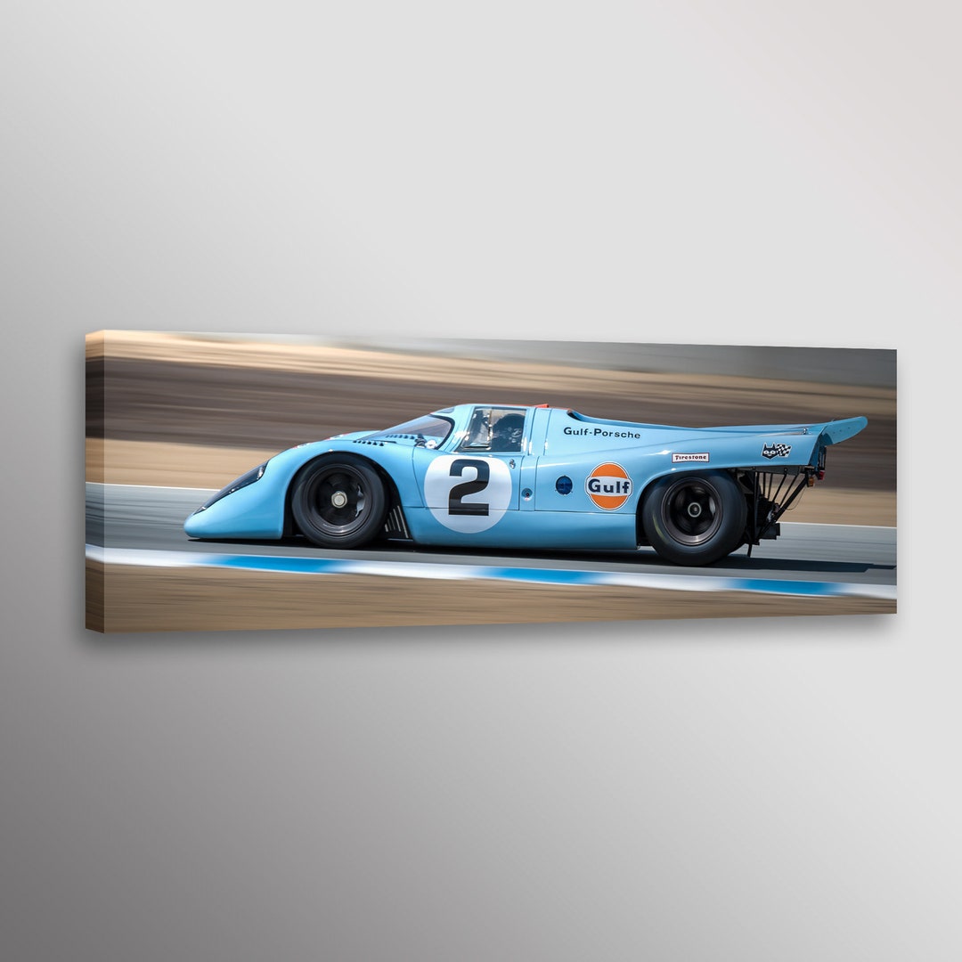 Porsche 917K 2 Laguna Seca Racecar Original Panoramic Wall Art ...