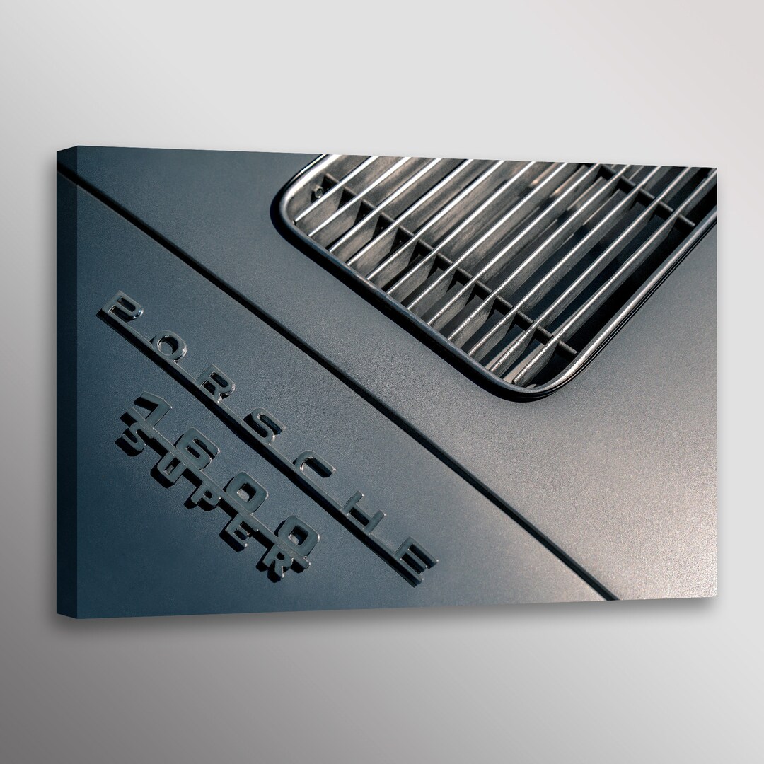 1958 Porsche 356A Coupe Engine Cover Original Wall Art Automotive ...