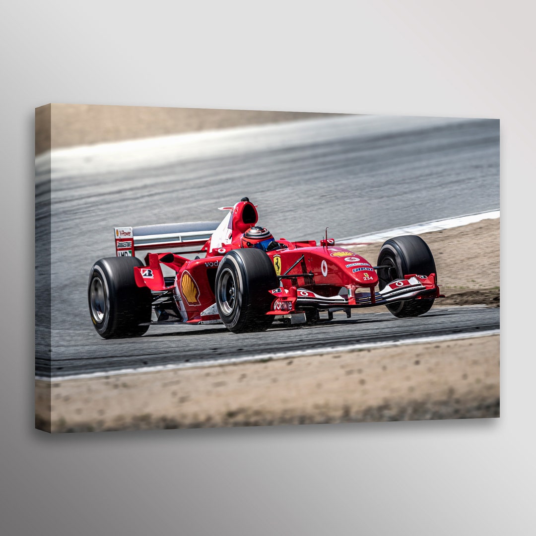 Ferrari F2003-GA Formula 1 Turn 2 F1 Racecar Original Wall Art ...