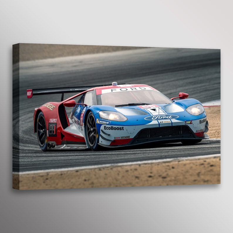 Chip Ganassi Ford GT IMSA Racecar Original Wall Art Automotive Canvas ...