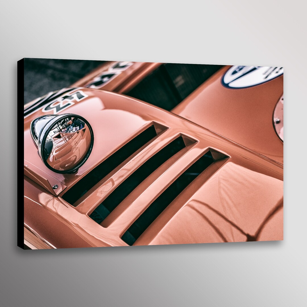 1970 Mclaren M8C CAN-AM Racecar Original Wall Art Automotive Canvas ...