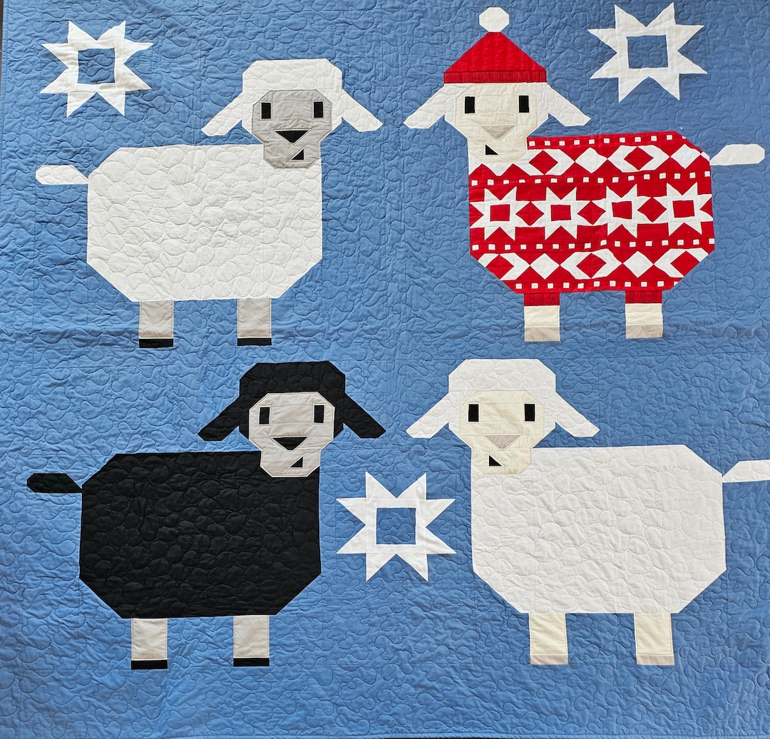 Silly Sheep Quilt, Ewe Will Love It - Etsy