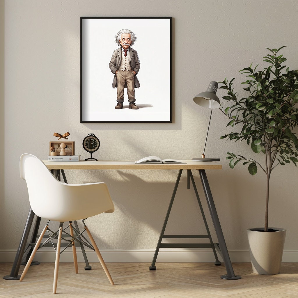 Albert Einstein Digital Download - Etsy