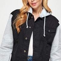 Christmas Denim Jacket - Etsy