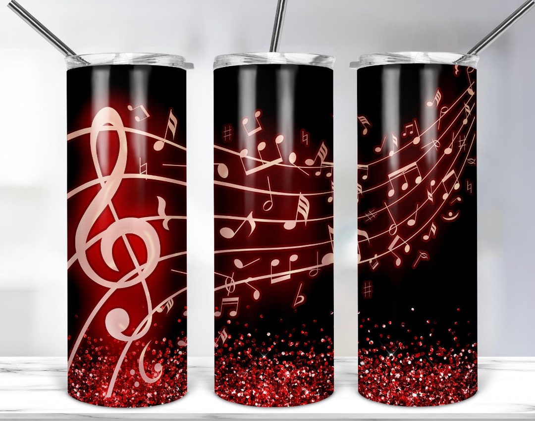 Music Note 20oz Sublimation Tumbler - Etsy