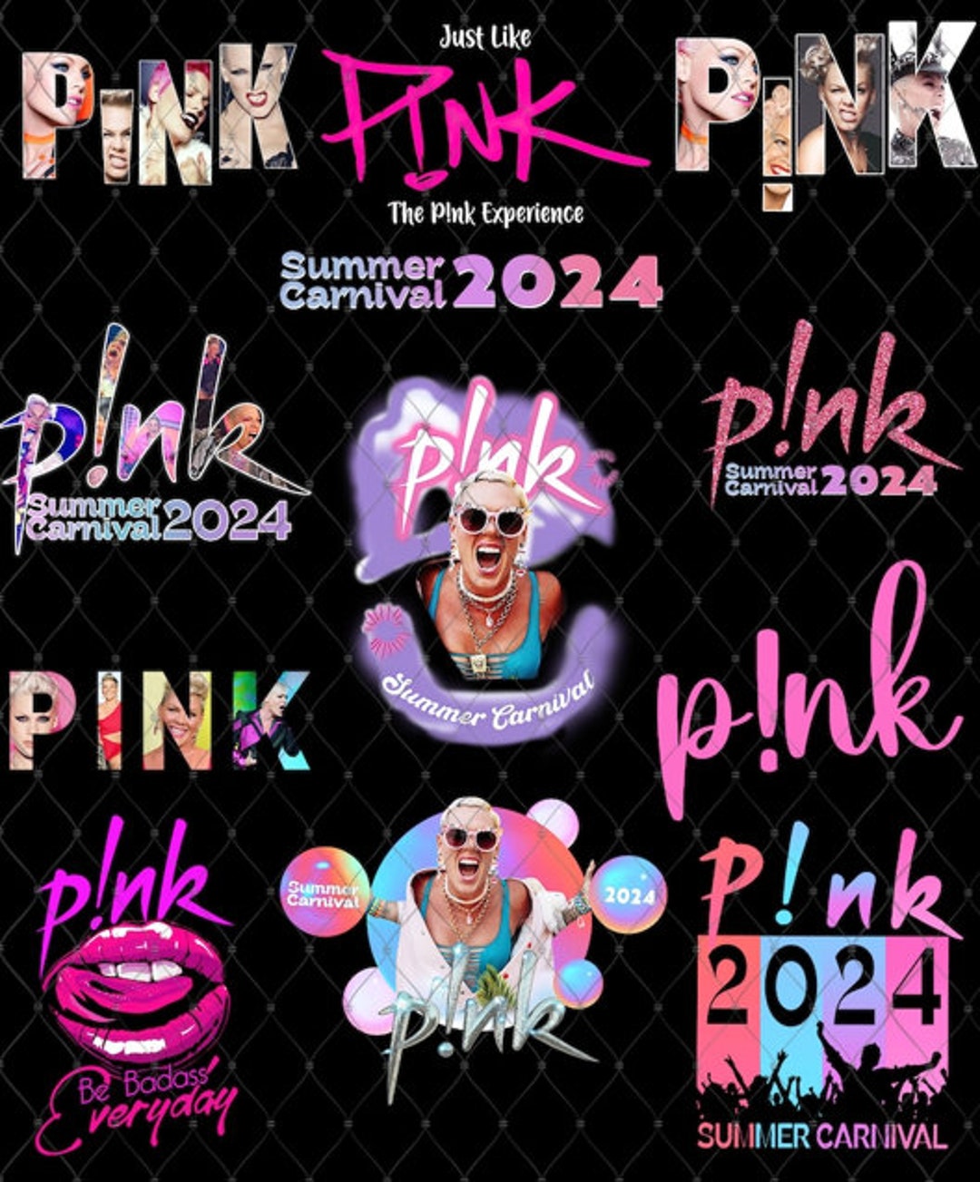 Pink Summer Carnival Png 2024 Europea, Pnk Summer Carnival Tour PNG ...