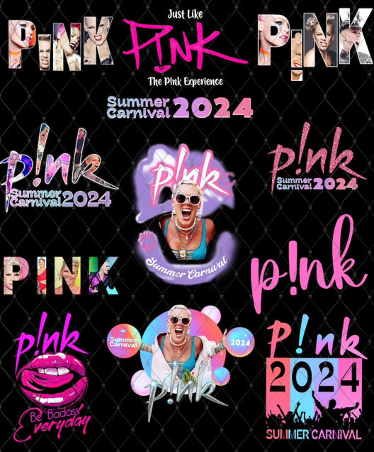 Pink Summer Carnival Png 2024 Europea, Pnk Summer Carnival Tour PNG ...
