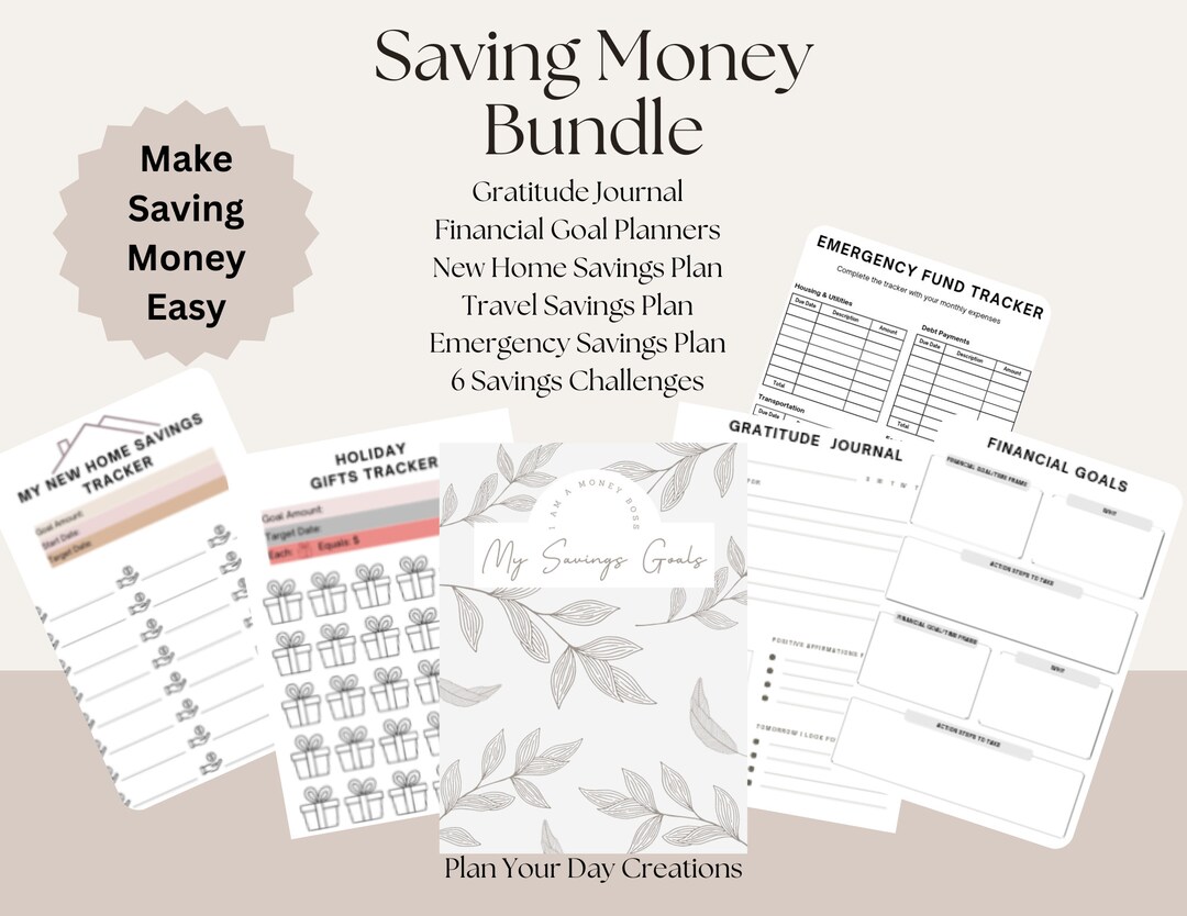 Budget Money Challenge Printable Personal Finance Tracker Printable 30 ...