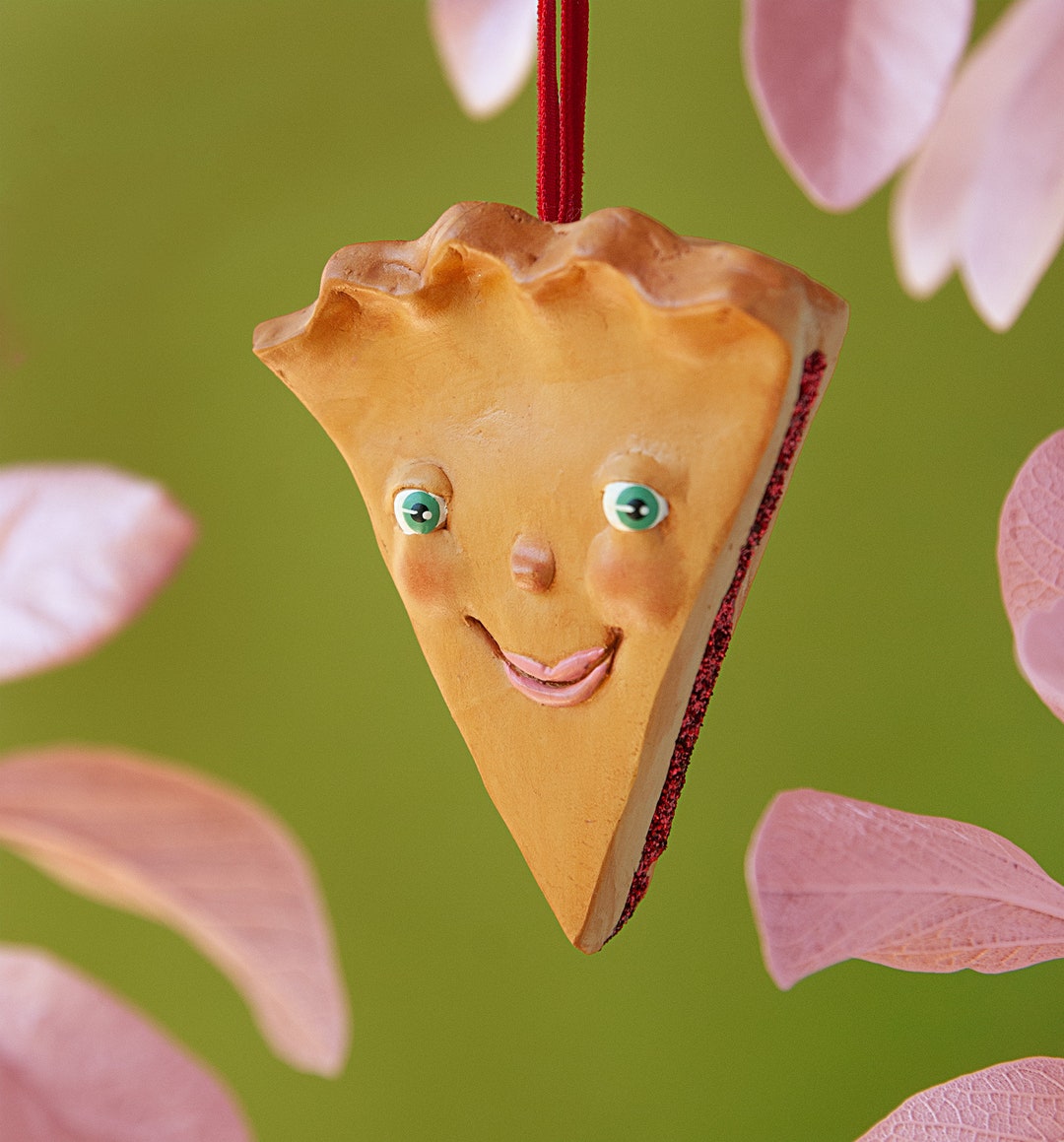 Pie Slice Ornament | Handmade Food Themed | Dessert Lovers ...
