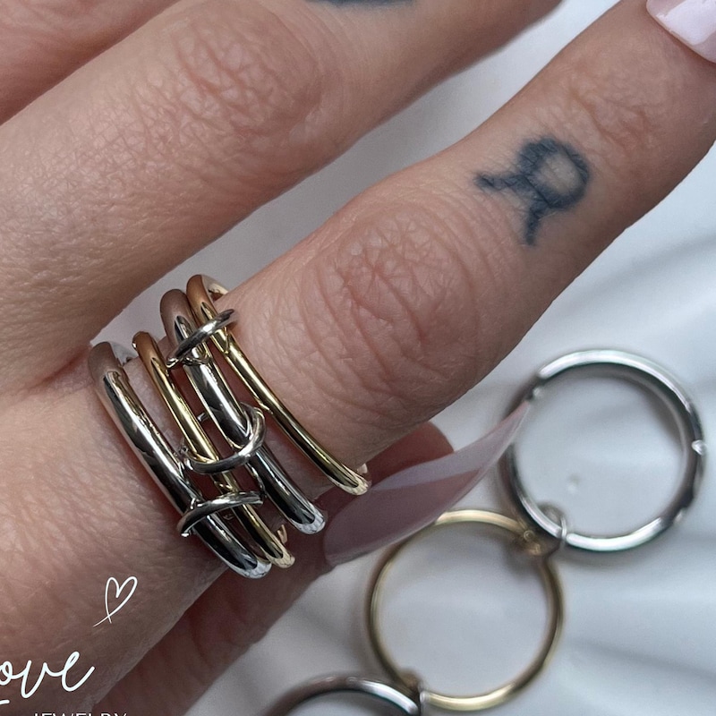 Connected Ring - Etsy