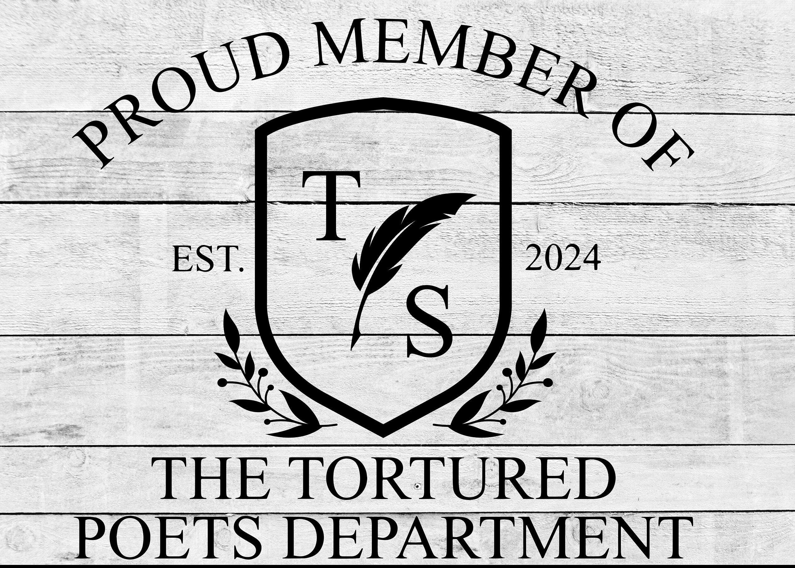 TWO Proud Member Tortured Poets Png and Svg - TPD Svg Png, Swiftie Svg ...