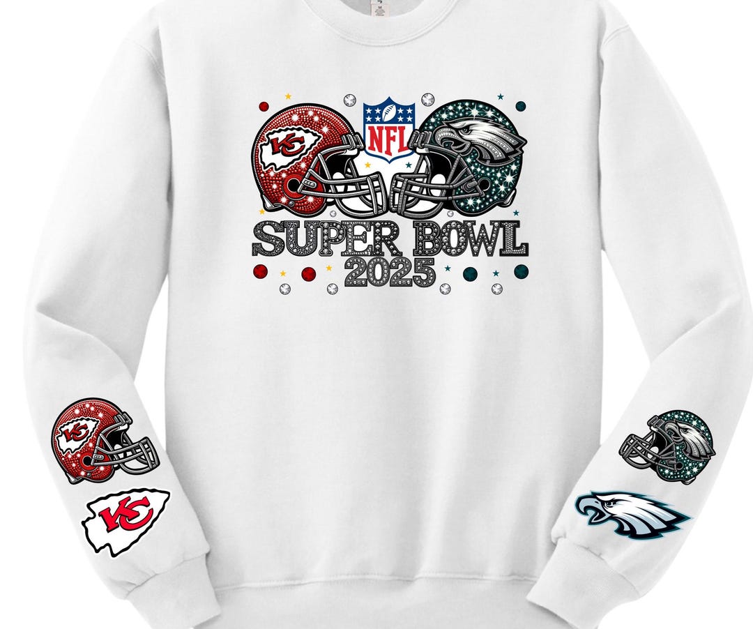 2025 Super Bowl, Rhinestone Png, Super Bowl Kansas City Chiefs Eagles ...