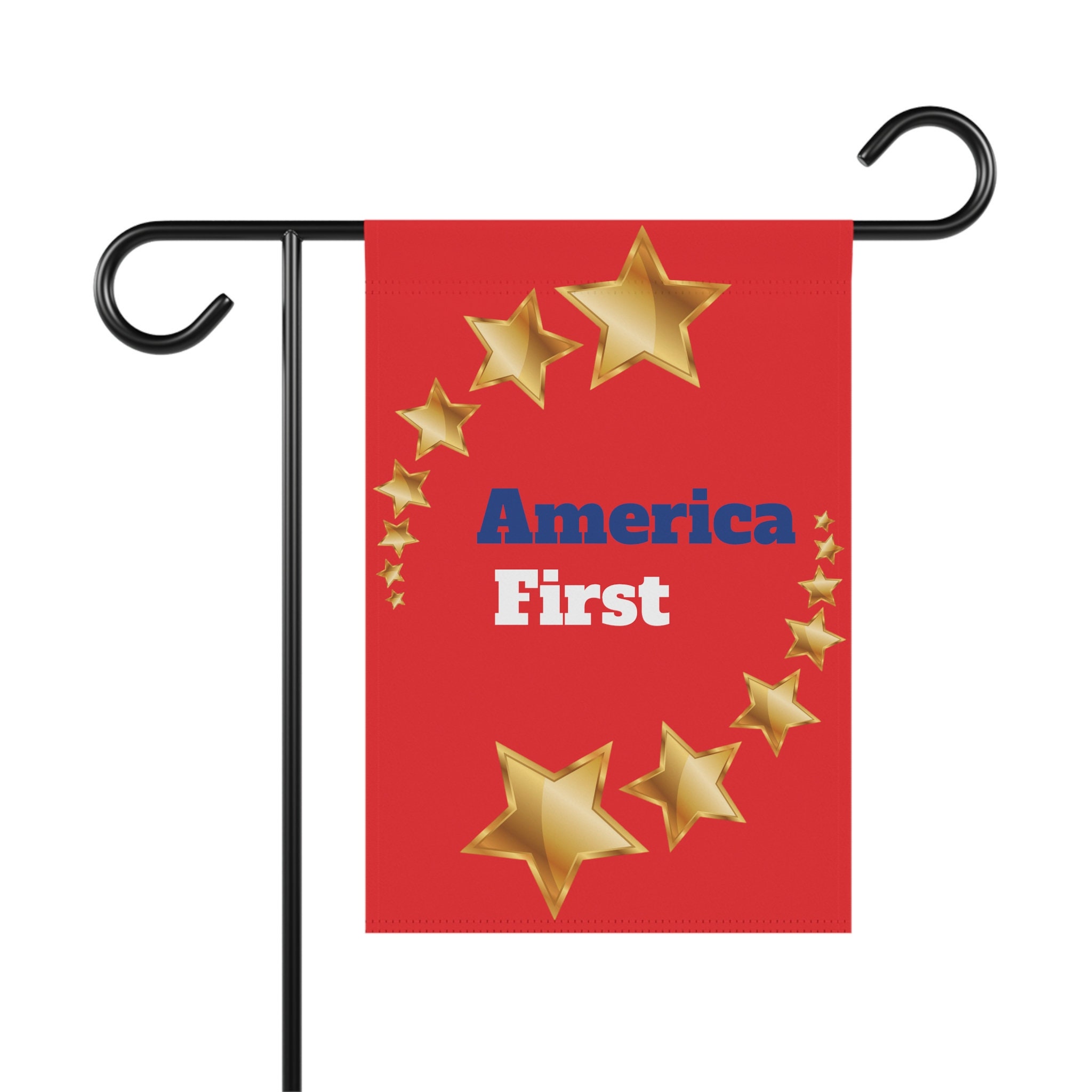 America First Yard Flag Garden House Banner Flag Patriotic American ...