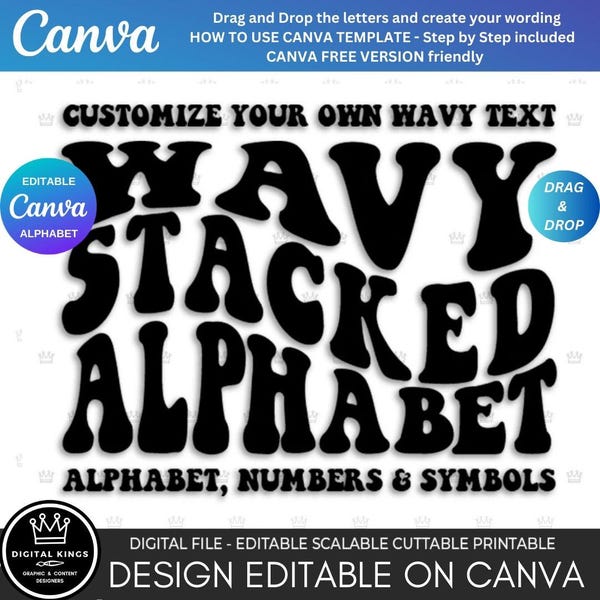 In My Era Wavy Font - Etsy