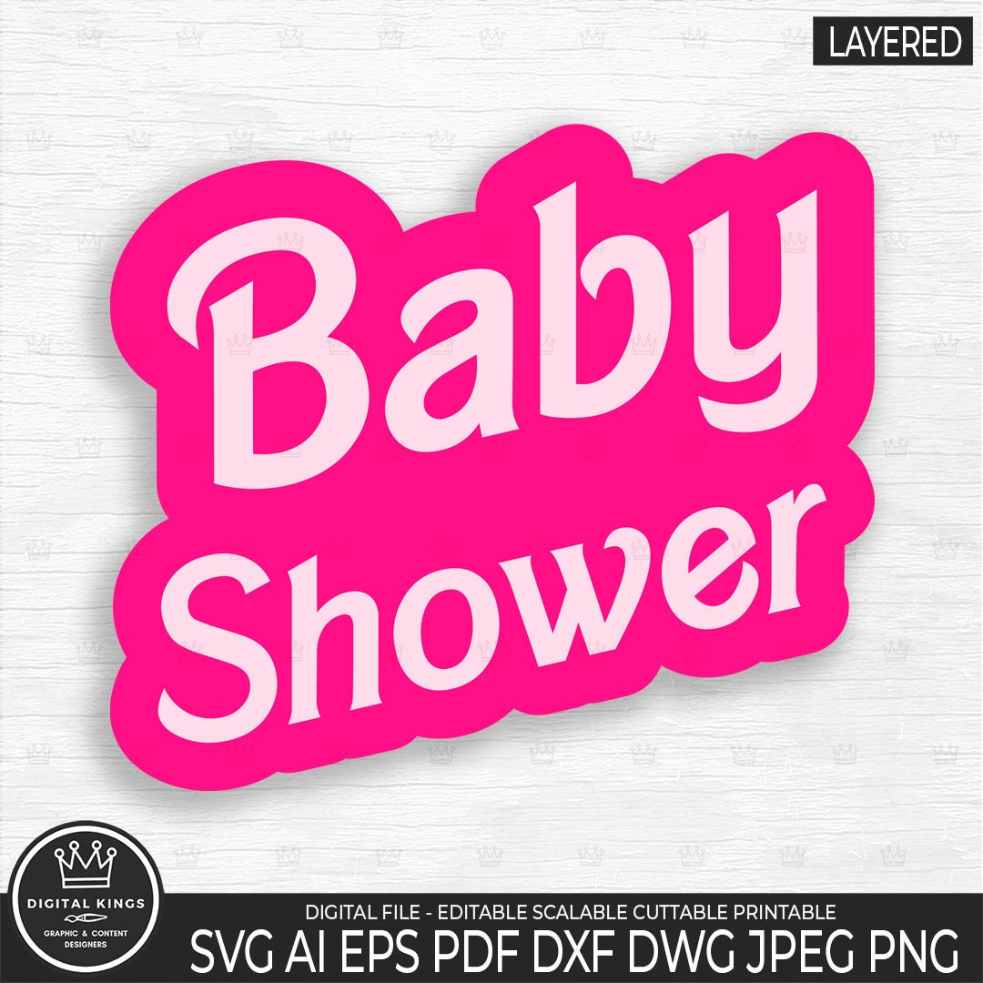 Baby Shower Svg Baby Shower Png Baby Shower Doll Font Baby Shower ...