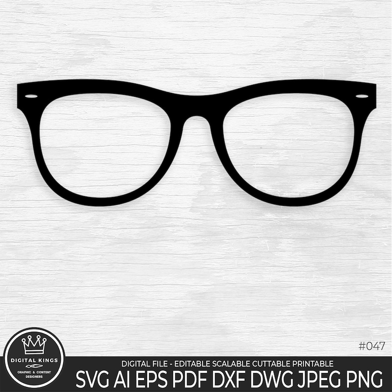Hipster Eyeglasses Svg File Eyeglasses Outline Retro Eyeglasses Png Eyeglasses Cut File