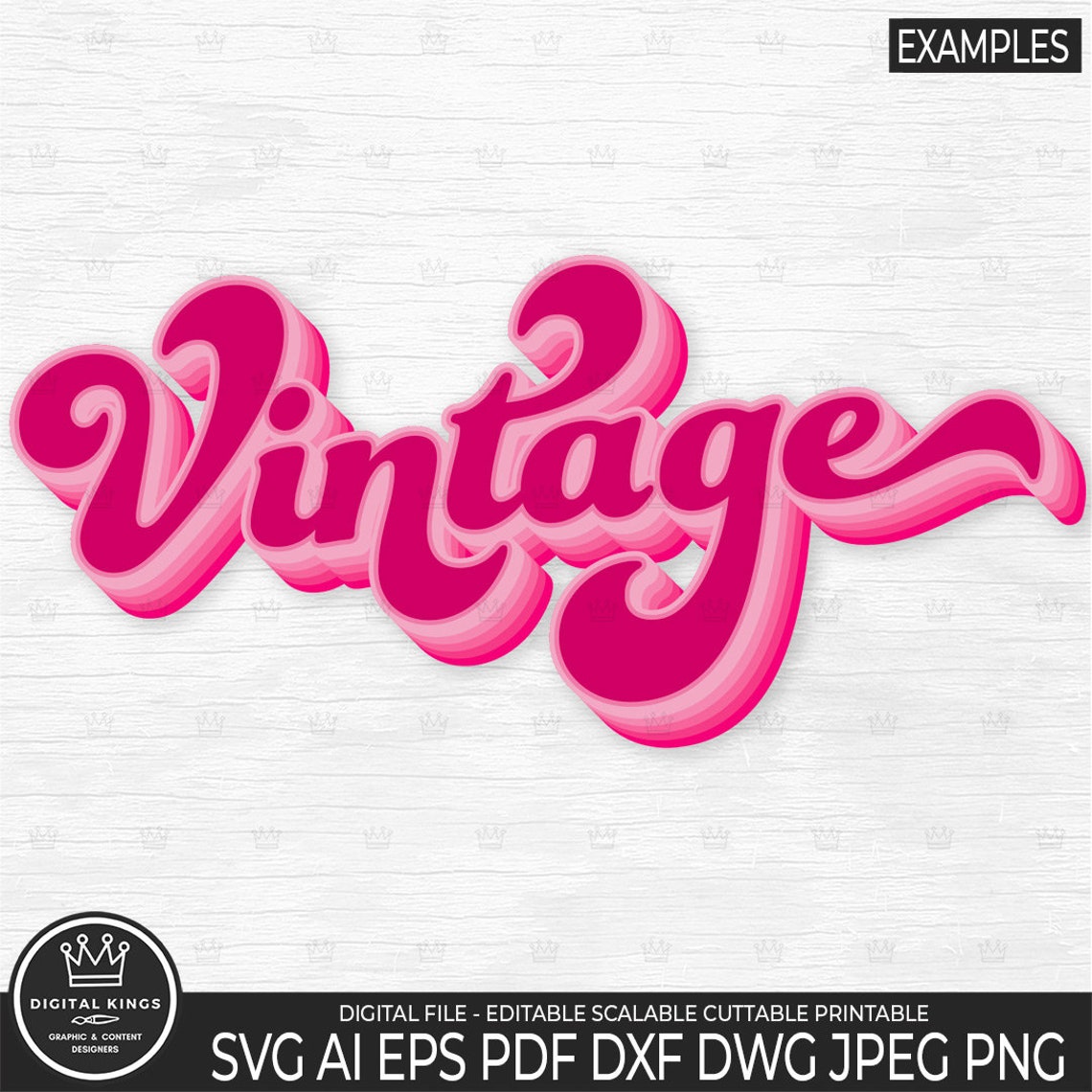 Retro Text CUSTOM Text Layered Svg Personalized Name Png Sublimation ...
