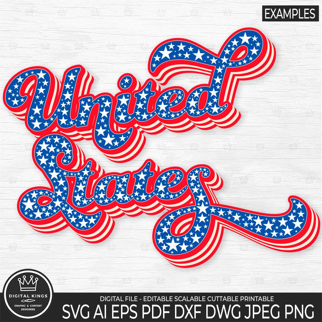 Retro Text CUSTOM Text Layered Svg Personalized Name Png Sublimation ...