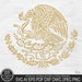 2 Mexican Eagle Flag Pack Svg Mexican Eagle Flag Png Gold Mexican Eagle Dxf Mexico Eagle Flag ...
