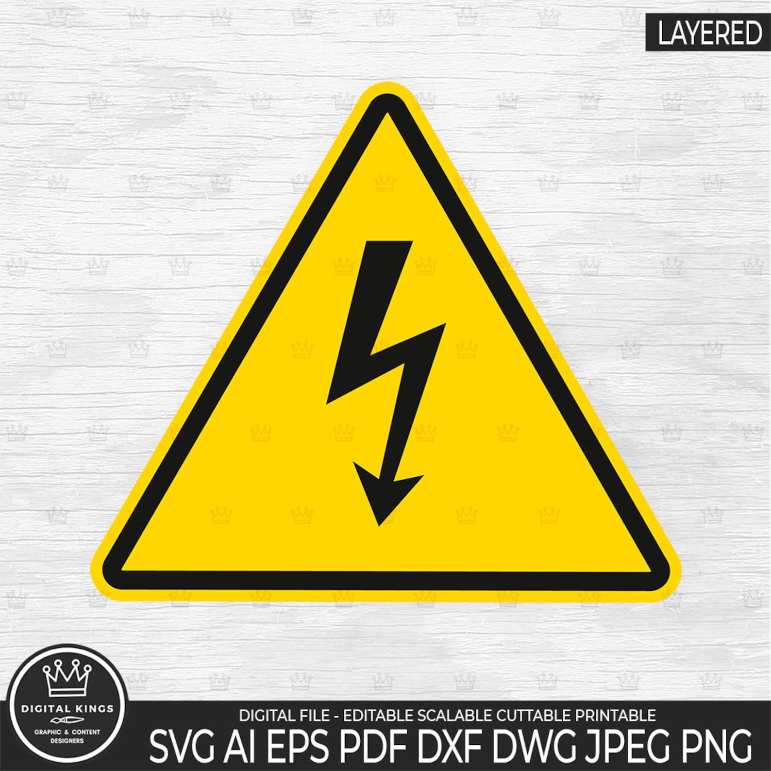 Yellow Electric Warning Sign Svg, High Voltage Sign Png, High Voltage ...