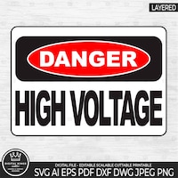 Danger Sign Vector Illustration, Danger Sign SVG, Danger PNG, JPG ...