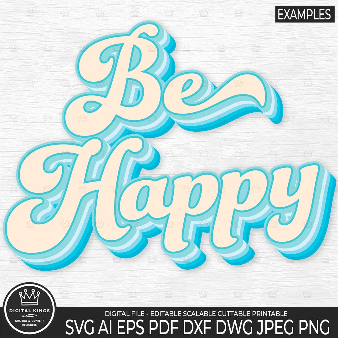 Retro Text CUSTOM Text Layered Svg Personalized Name Png Sublimation ...