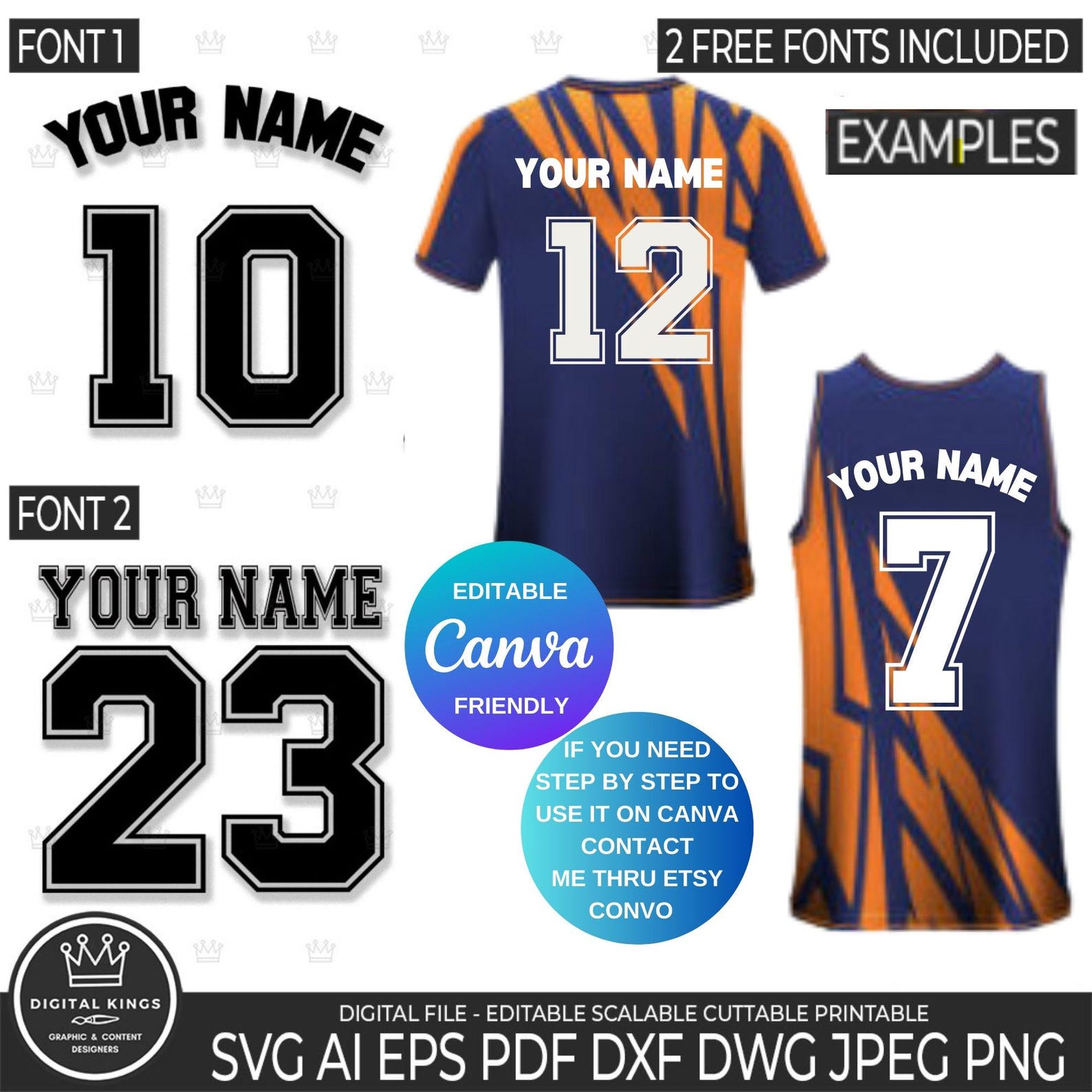 SPORT Numbers and Letters Svg, Jersey Number for Cricut Varsity Jersey ...