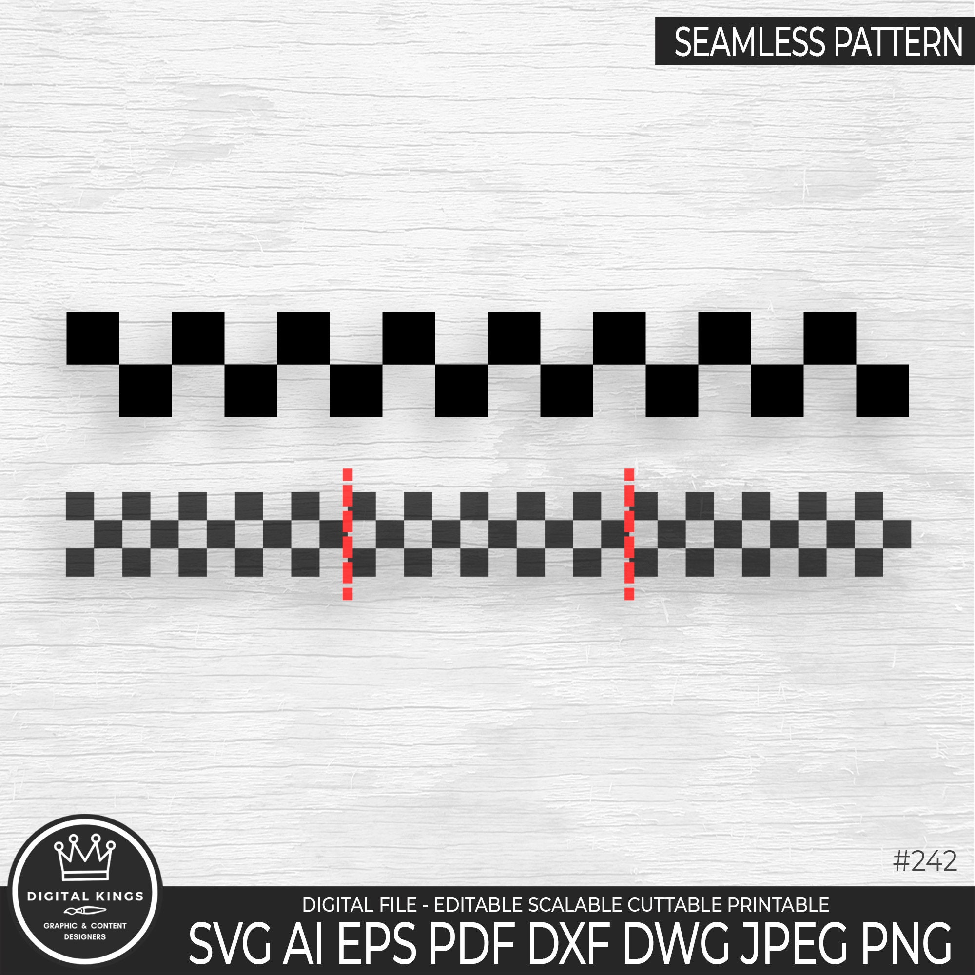Seamless Racing Stripes SVG, CHECKERED Line SVG Racing Stripe ...