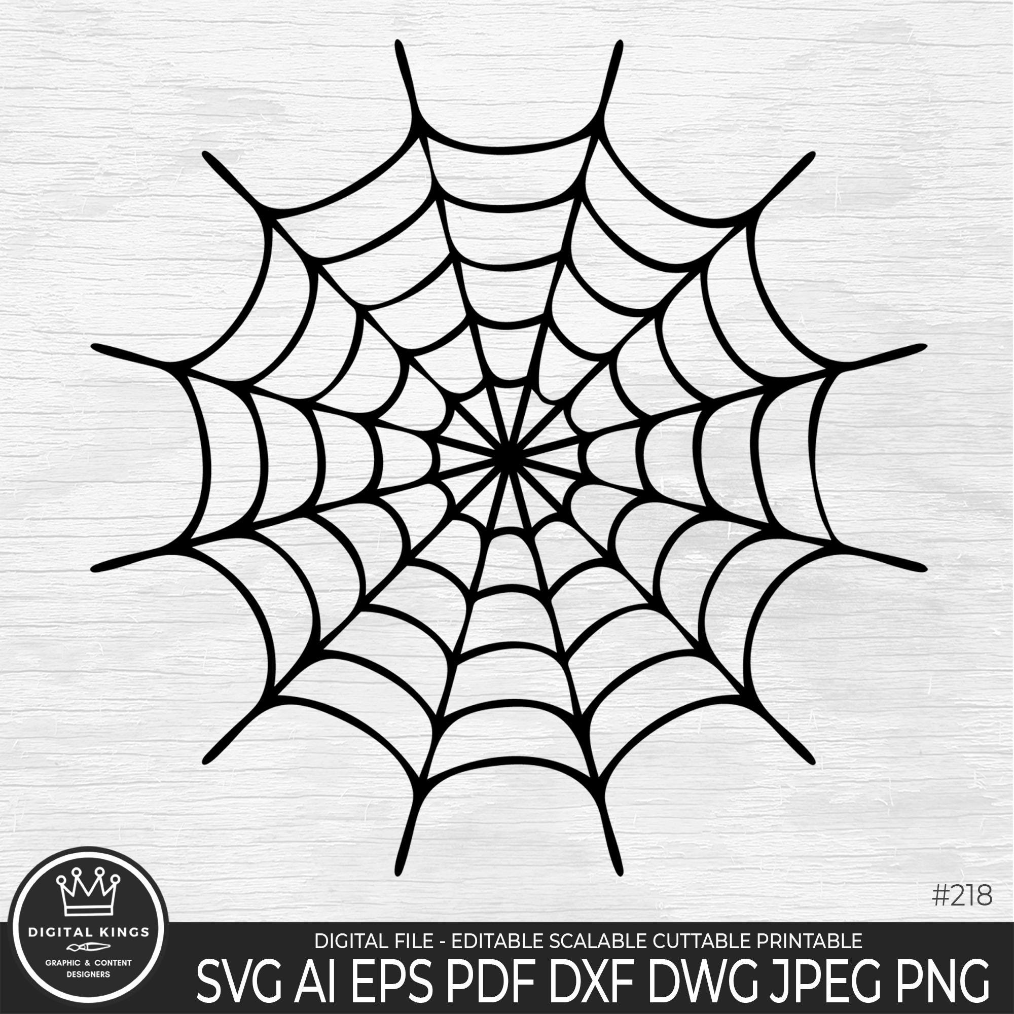 SPIDER Web SVG FILE, Spider Web Png, Halloween Svg, Spider Web, Spider ...