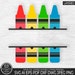 Crayon School Monogram Svg, Split Monogram Png, School Monogram Clipart ...