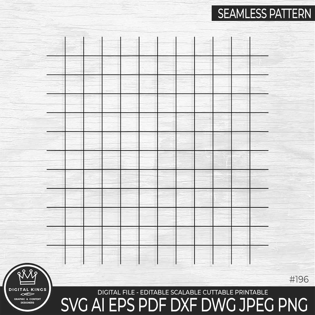 Seamless GRID Pattern Svg GRID Svg Checkered Lined Png Mosaic Clipart Mesh Square Texture Grid ...