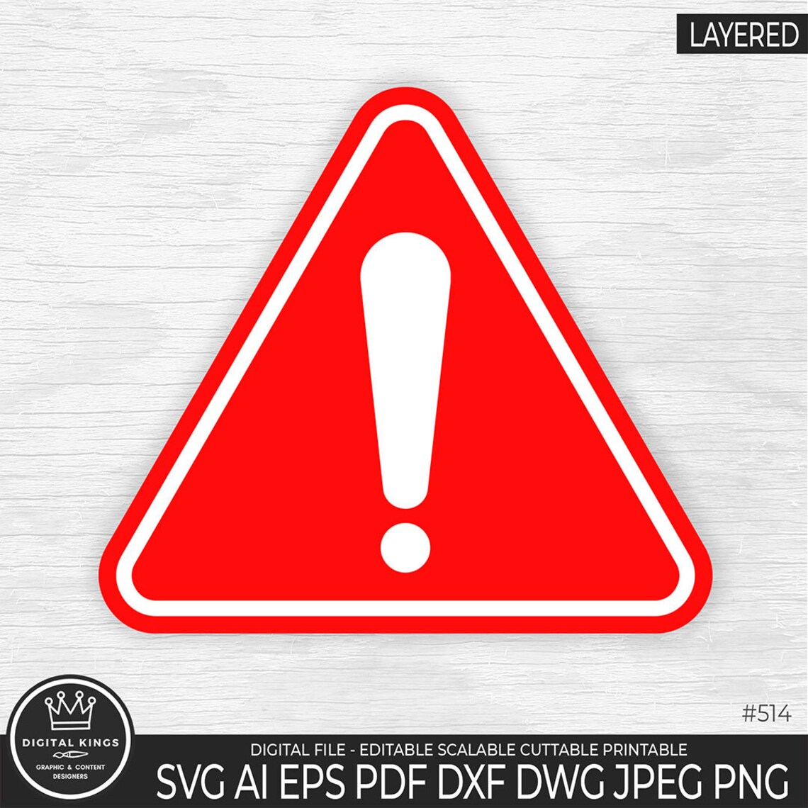 Red Warning Sign Svg, Alert Sign Png, Warning Clipart, Red Warning Dxf ...