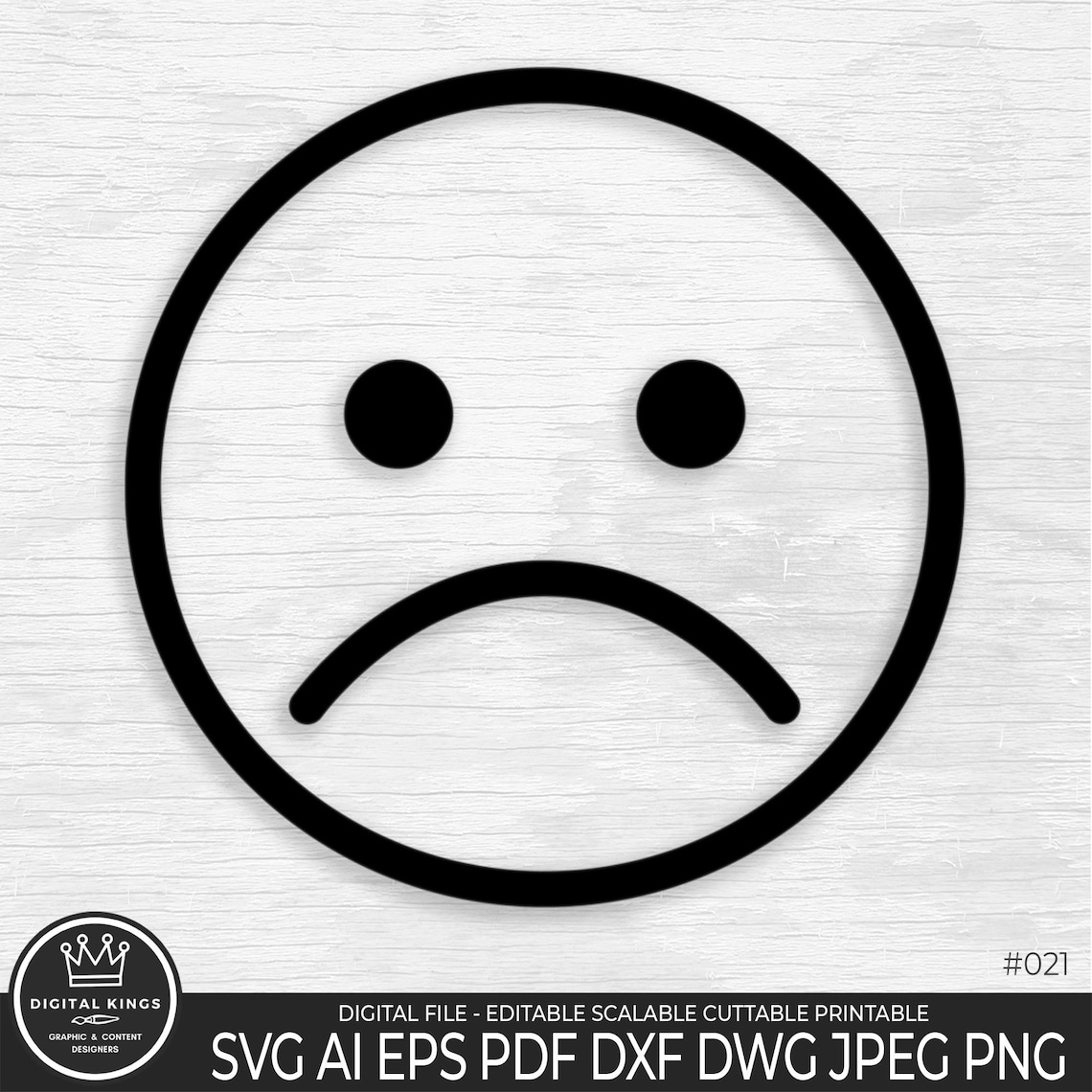Sad Face Svg Sad Face Png Sad Face Clip Art Sad Boy Face Cut Files, Sad ...