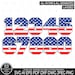 American Numbers SVG Layered File USA Numbers Svg Files for Cricut ...