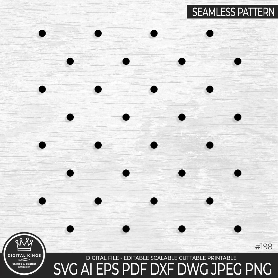 POLKA DOT SVG Pattern Seamless Polka Dot Pattern Svg Polka Dot Texture ...