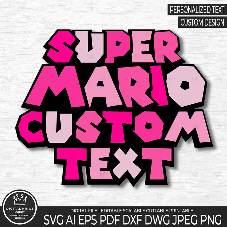 Gamer CUSTOM Text Layered Svg Personalized Name Png Sublimation Design ...