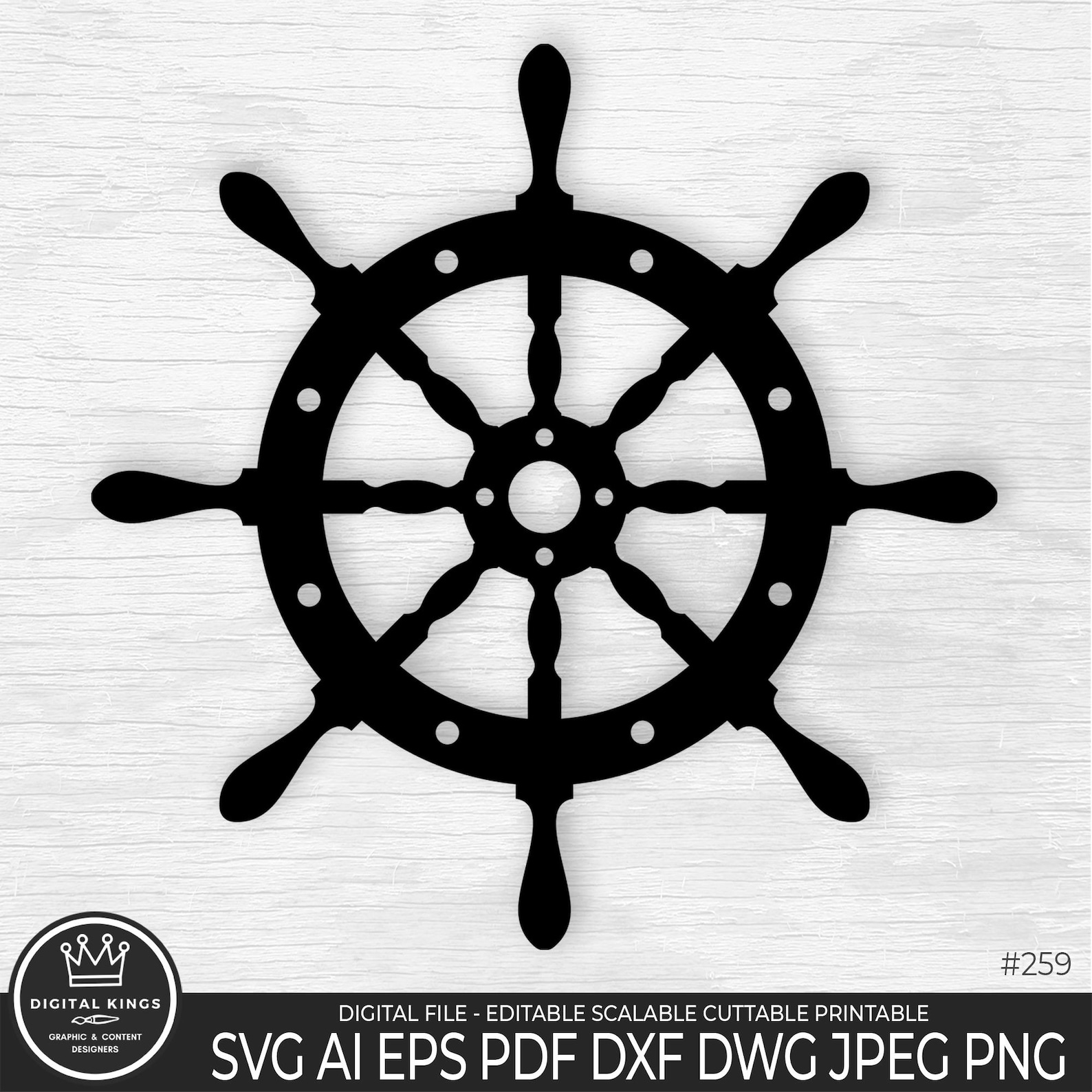 Ship Wheel Svg Files Nautical Ship Wheel SVG Cut Files Ship Wheel Png ...