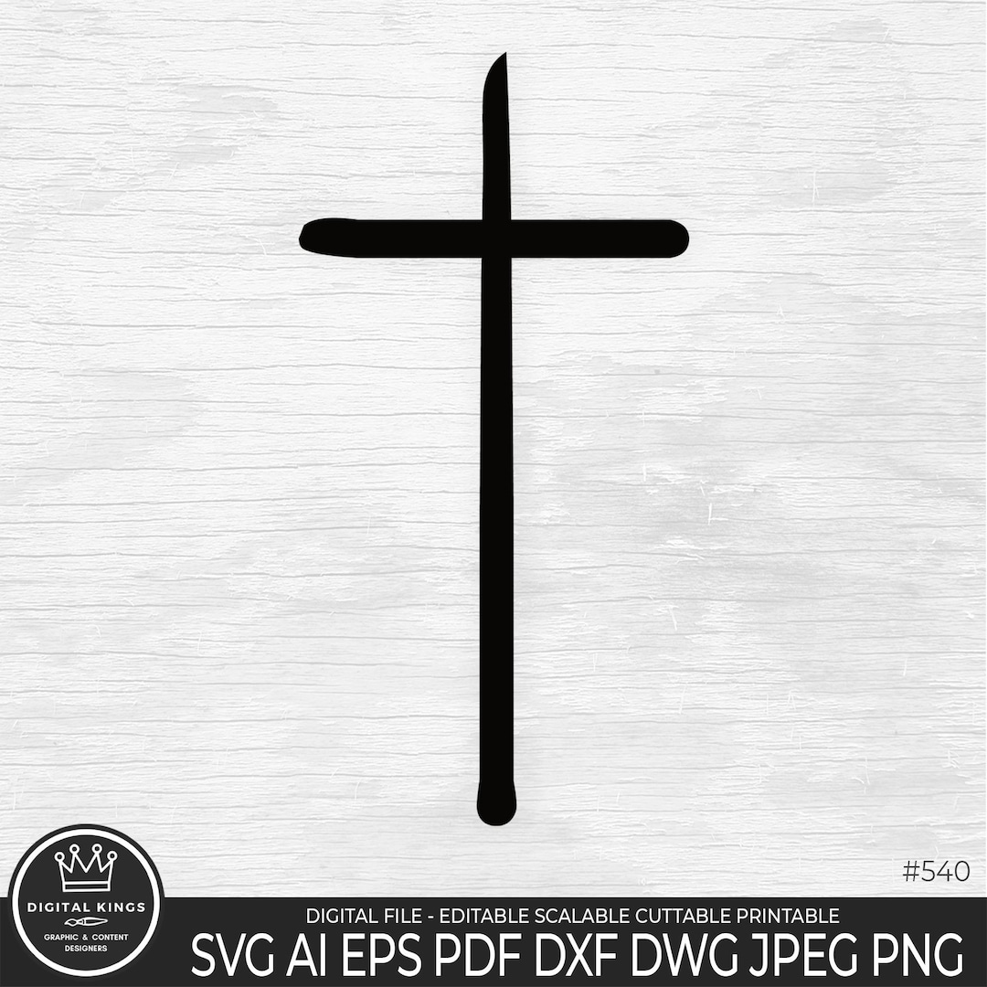Aesthetic Cross SVG Solid Cross File Christian Cross Png Jesus Cross ...