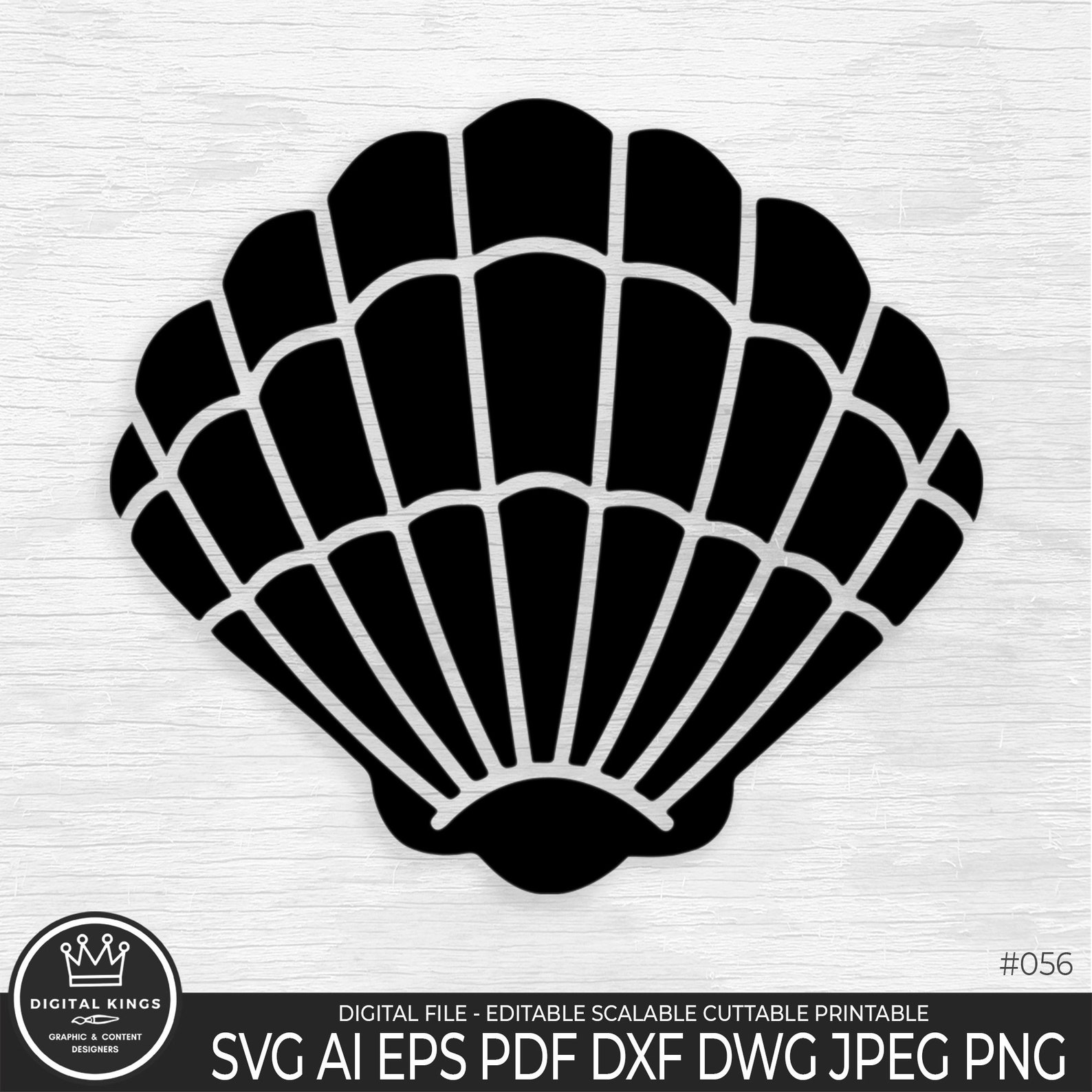 SEA SHELL Svg Sea Shell Vector File Seashell Cricut Seashell Outline ...