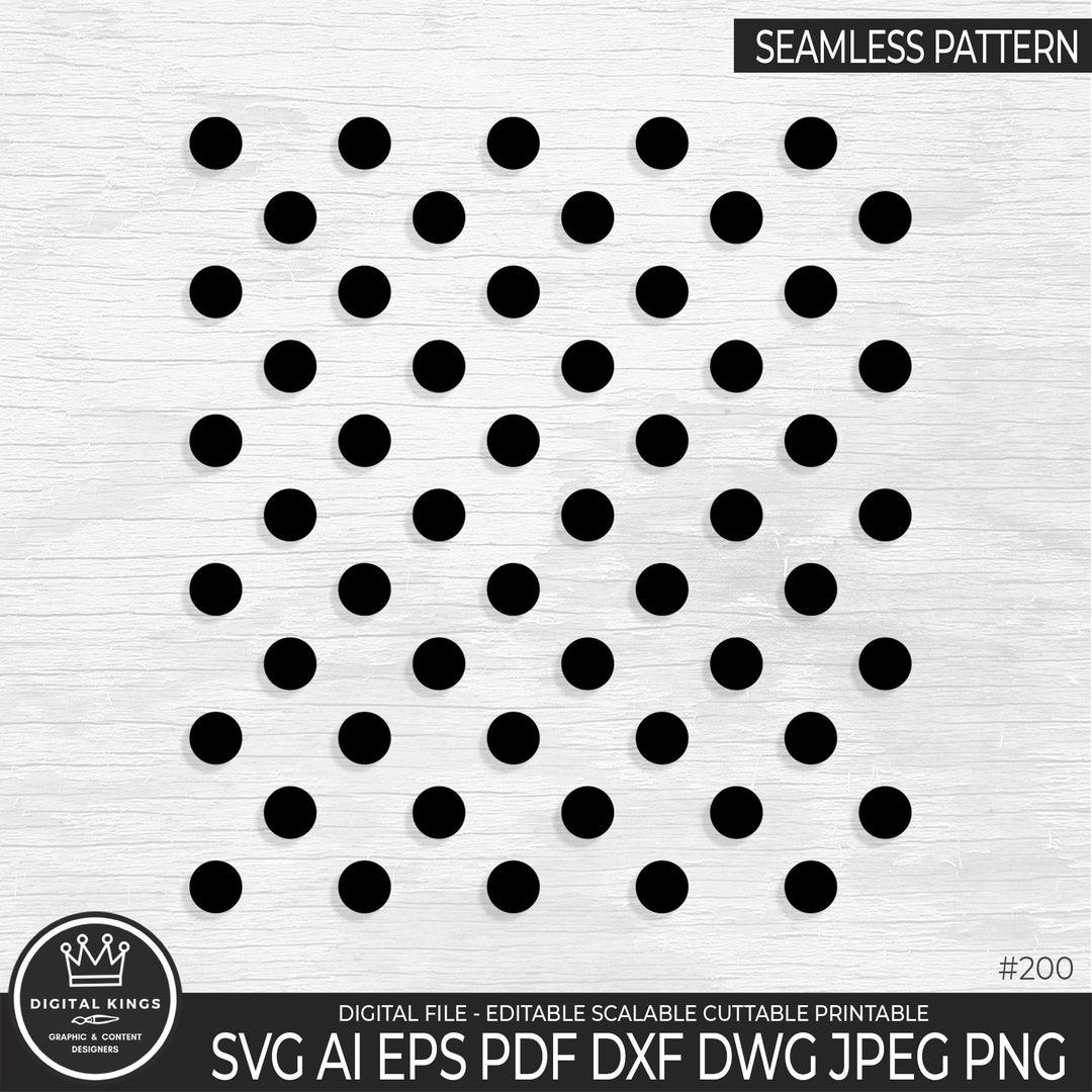 POLKA DOT Seamless Pattern Svg Polka Dot Pattern Svg Polka Dot Texture ...