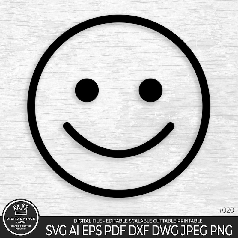 Smile Face Svg, Smile Face Clip Art, Smiley Face Cut Files, Smile Face ...
