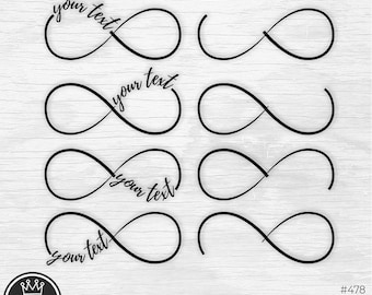 Infinity Symbol Svg Bundles, Infinity Silhouette, Infinity Cut Files ...