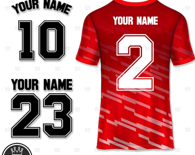 Jersey Numbers Svg Bundle, Sport Numbers SVG Bundle, Jersey Number ...