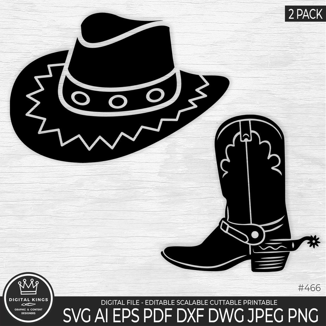 Cowboy Boot and Hat Svg Set, Cowboy Hat Png Clipart, Cowgirl Hat Svg ...