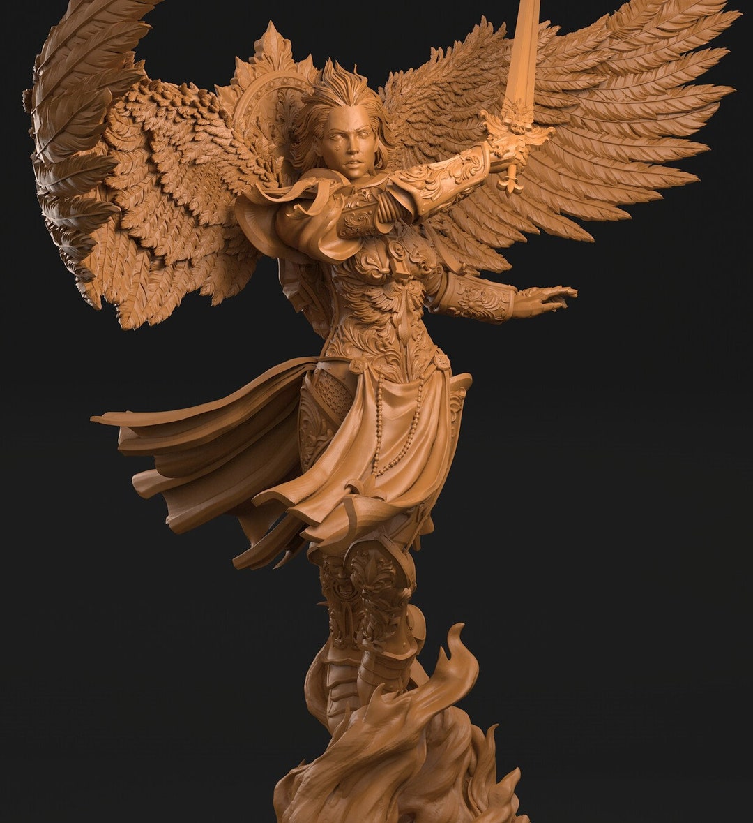 Archangel 3d Stl File - Etsy Hong Kong